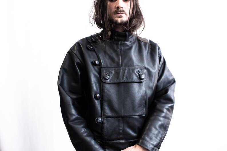 MOTO CUIR Swedish Motorcycle Jacket Replica 1980s . Punk Moto - Etsy