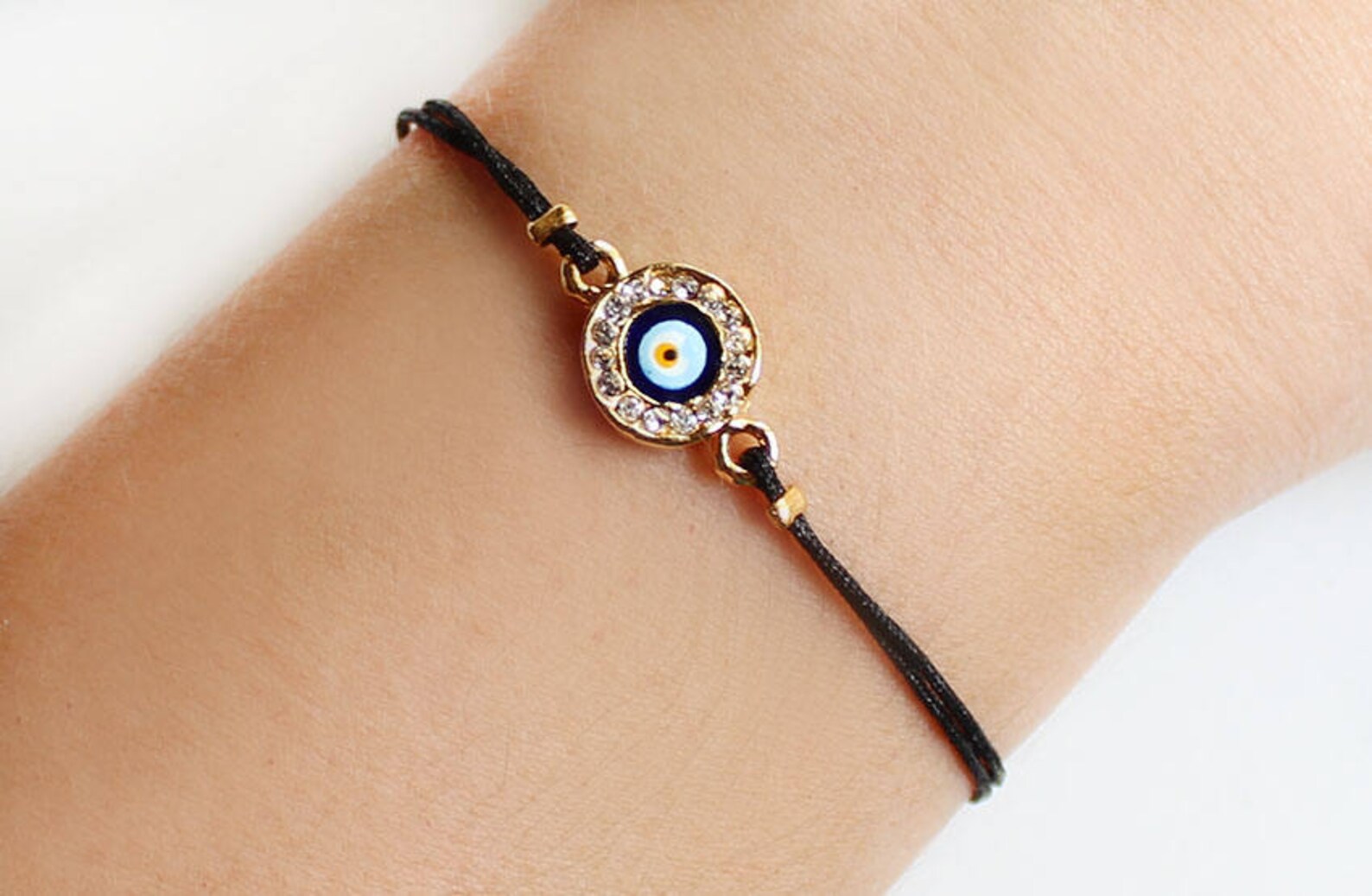 Evil Eye Bracelet, Black String Bracelet, Red String Bracelet ...