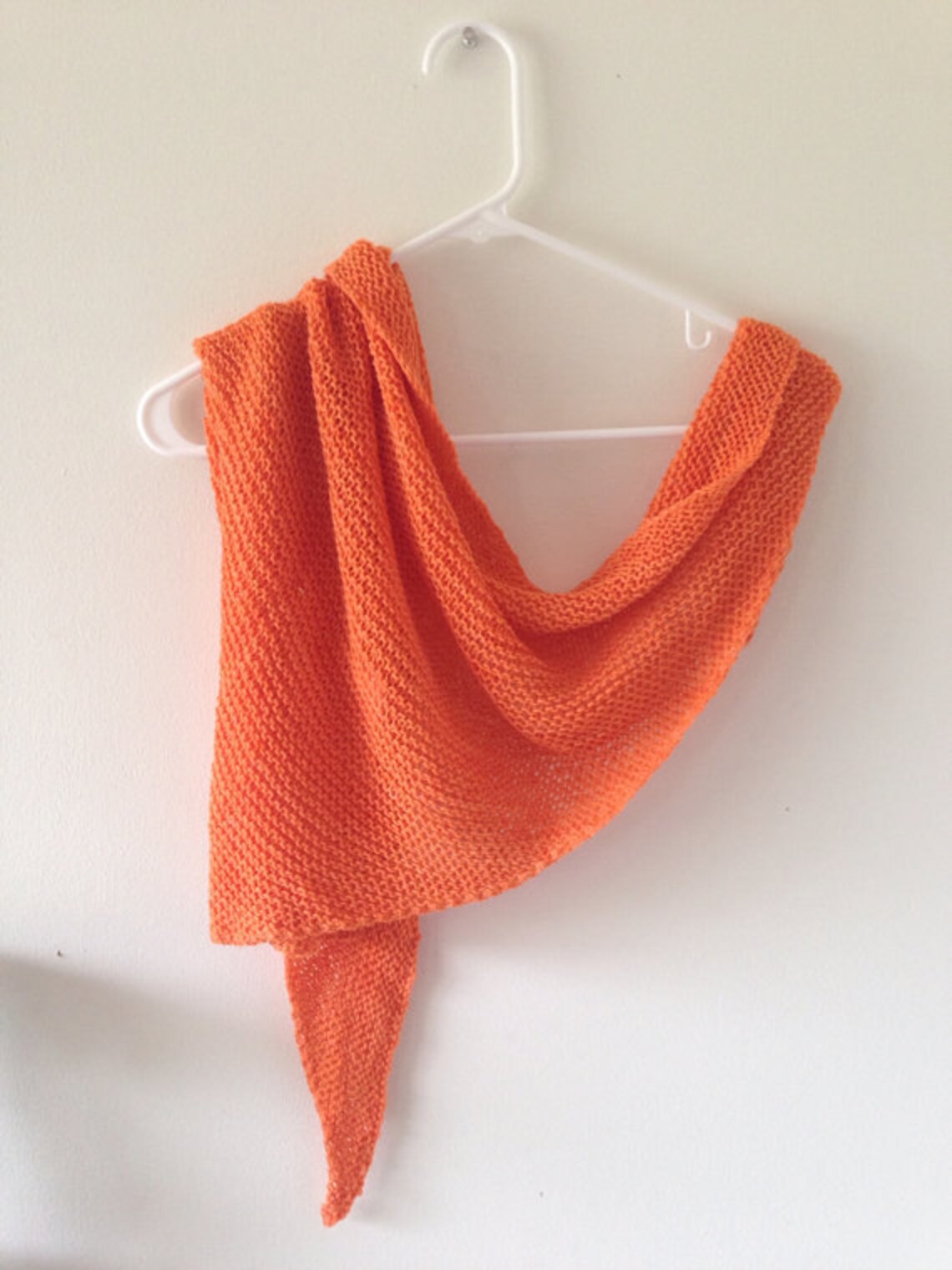 Simple Triangular Shawl PDF PATTERN ONLY - Etsy