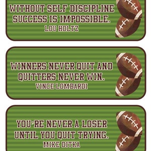 18 Sports Themed Printable Bookmarks - Etsy