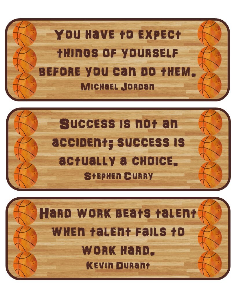 18 Sports Themed Printable Bookmarks - Etsy