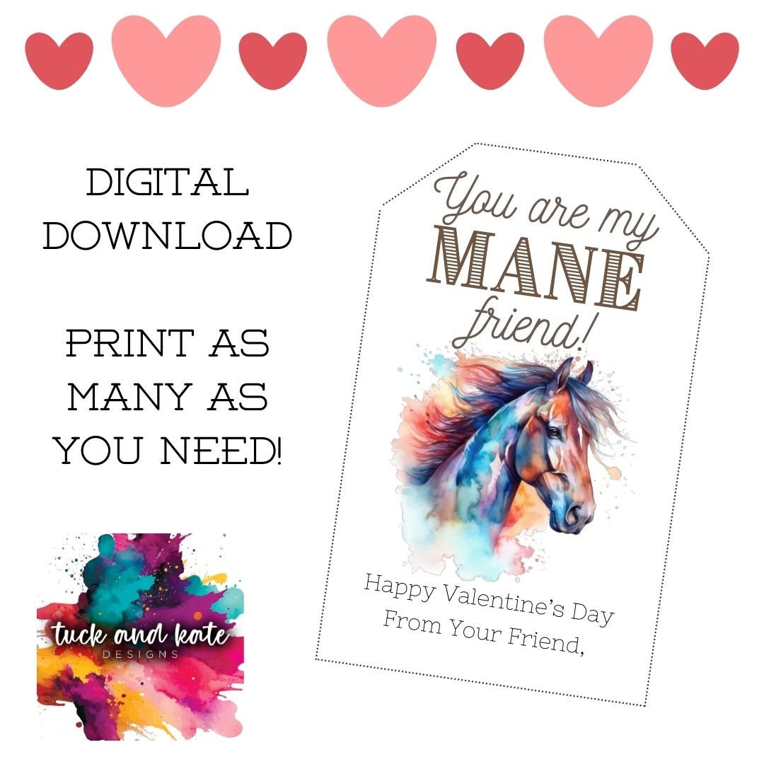 Horse Valentines, Horse Valentines Day Card, Horse Valentines Card ...