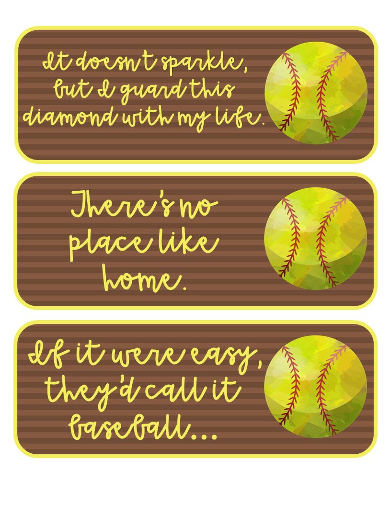 18 Sports Themed Printable Bookmarks - Etsy