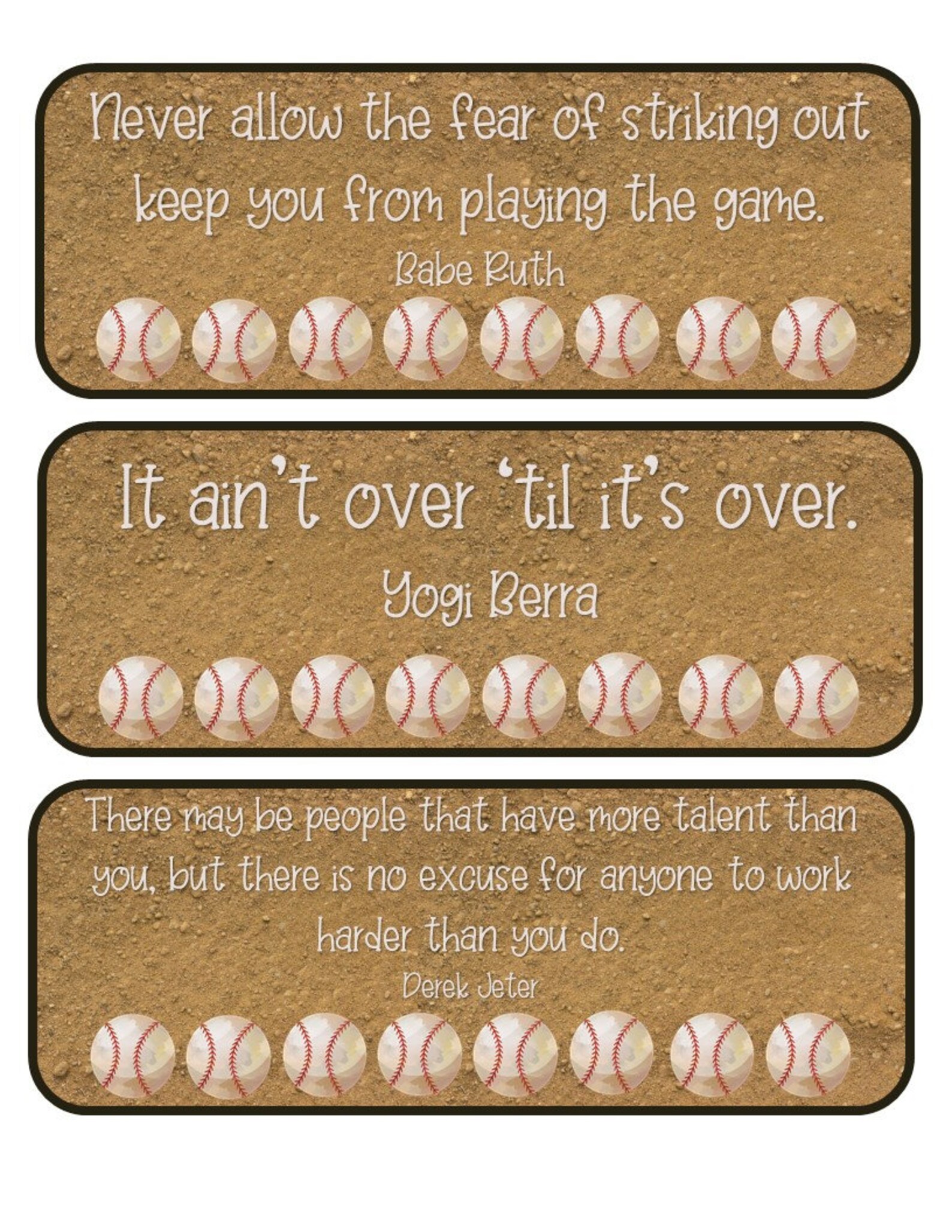 18 Sports Themed Printable Bookmarks - Etsy