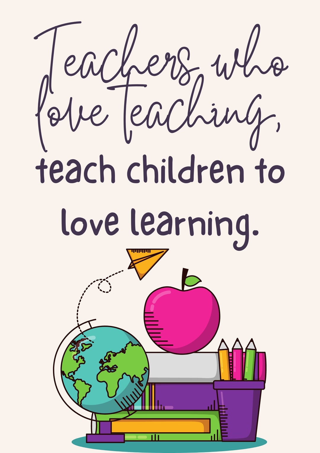 Teacher Appreciation Print | Teacher Inspirational Print | Teacher Love ...