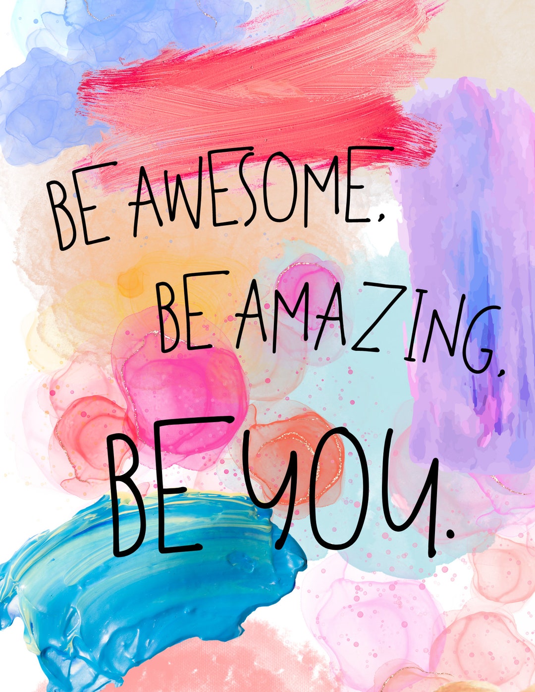Teacher Appreciation Print | Teacher Inspirational Print | Be Amazing ...