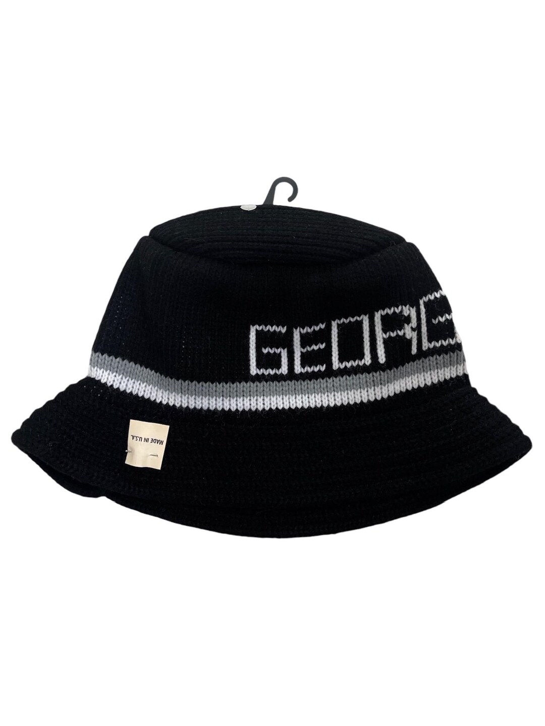 Vintage Georgetown Hoyas Knit Bucket Hat Cap Adult OSFA Deadstock NWT ...