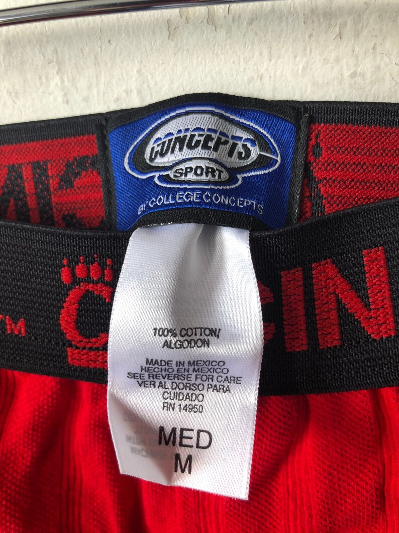 Vintage UC Cincinnati Bearcats Concepts Sport Lounge Shorts | Etsy
