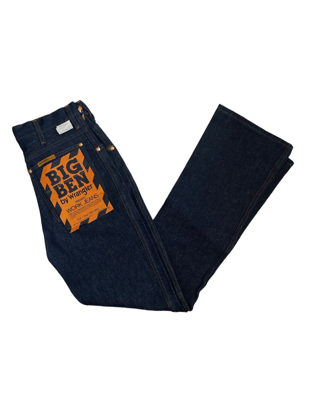 Vintage Wrangler Big Ben Western Work Jeans Size 29x32 Deadstock NWT ...
