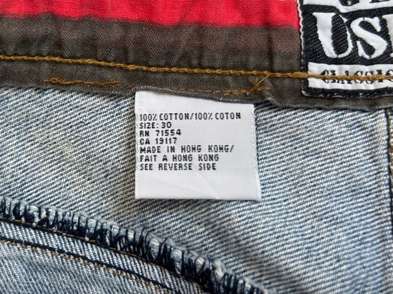 vintage get used ethnical roots jeans mens size 30 de… - Gem