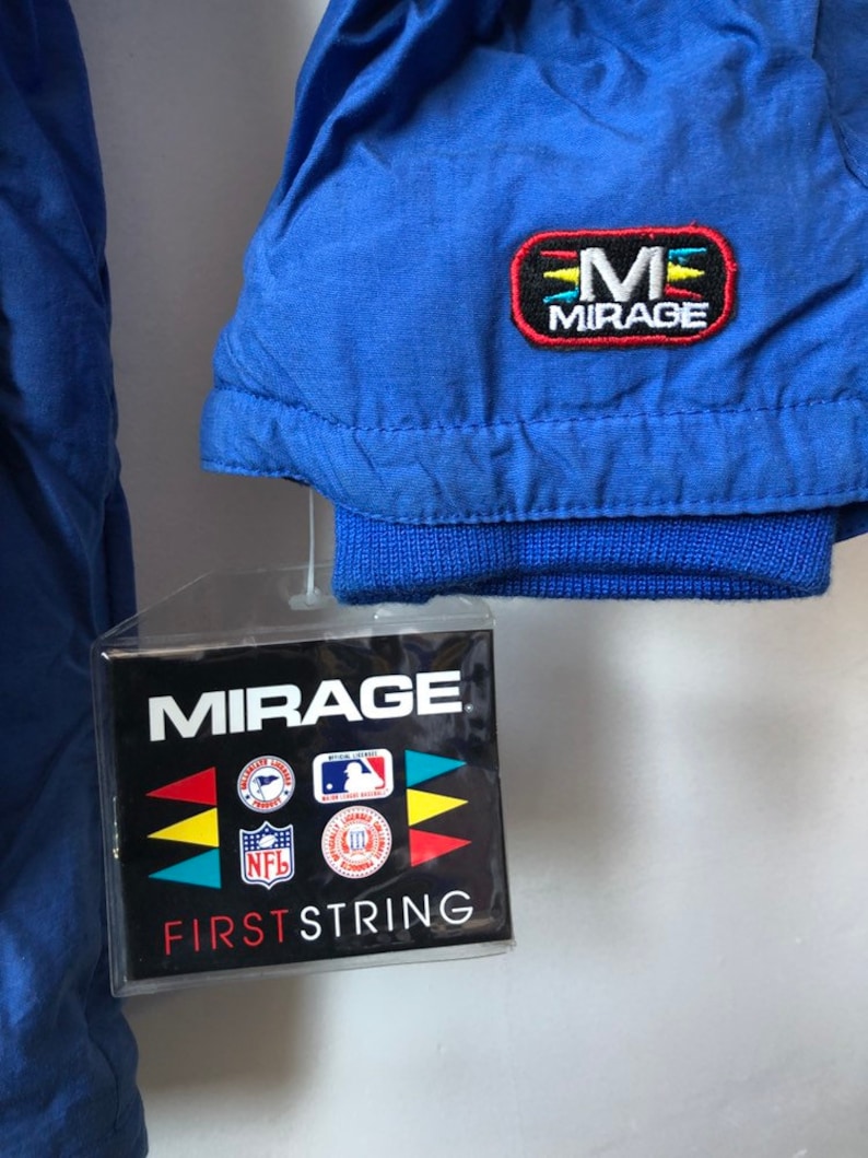 Vintage New York Giants Mirage First String Jacket Coat Mens | Etsy