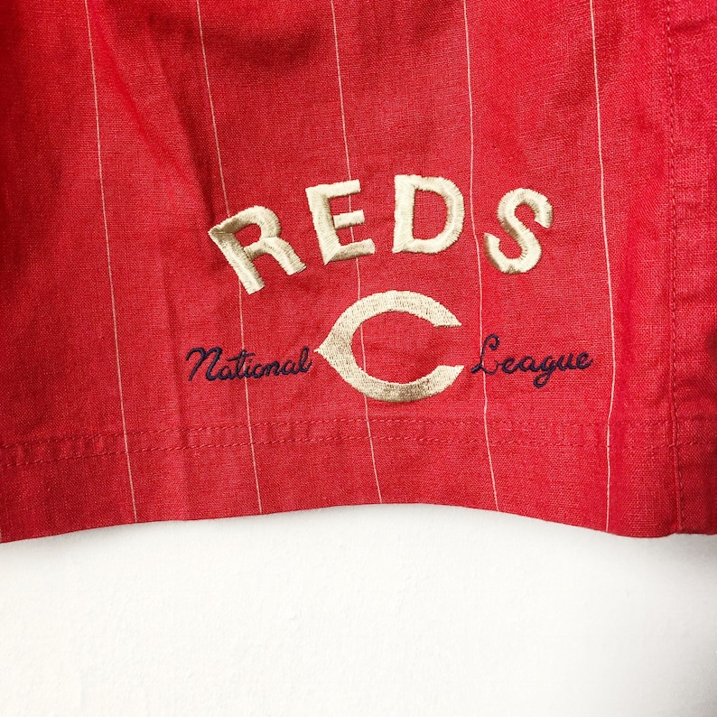 Vintage Cincinnati Reds Mirage Baseball Shorts Mens Size Large ...