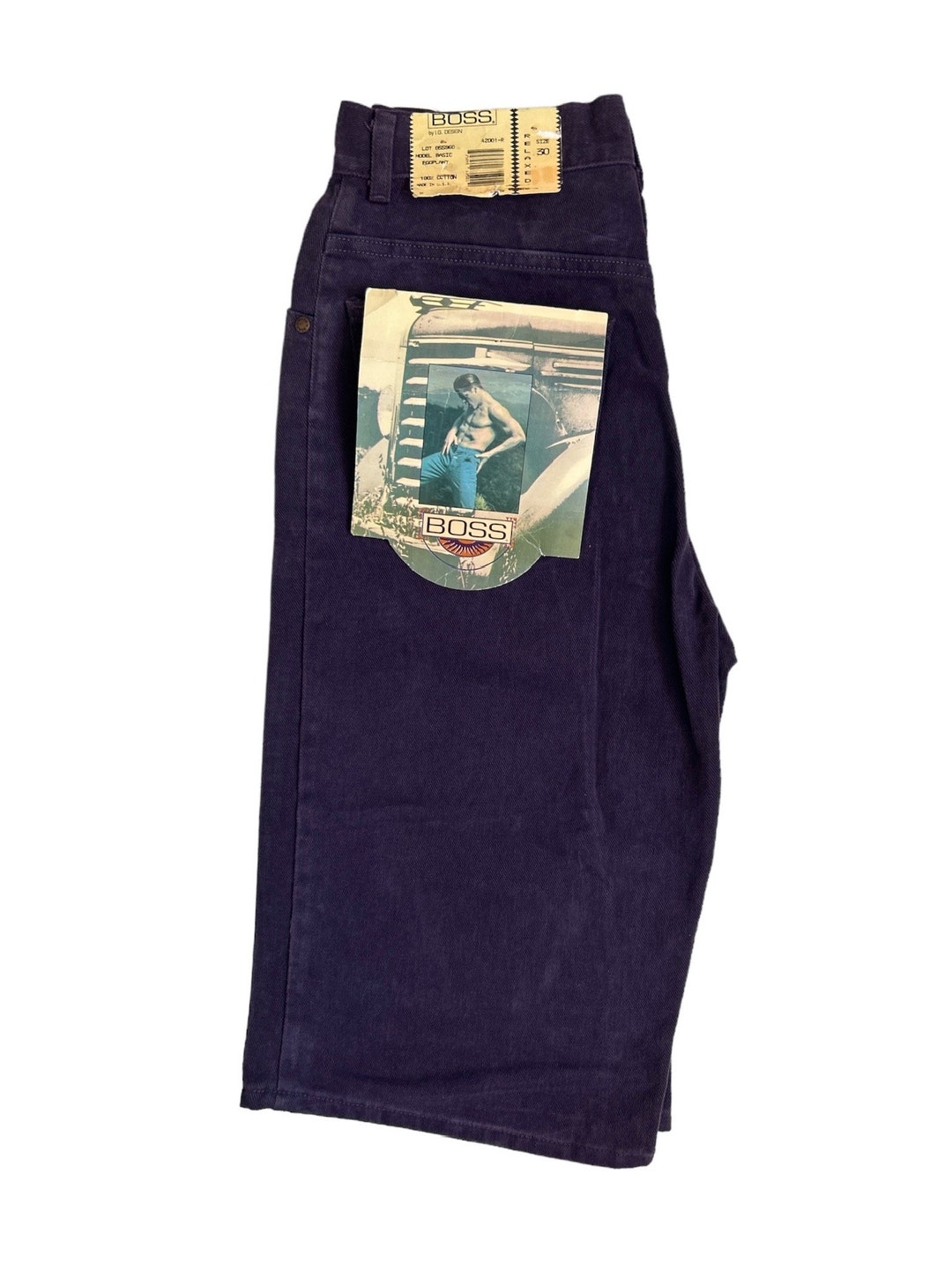 Vintage BOSS by IG Design Relaxed Basic Jean Shorts Mens Size 30 ...