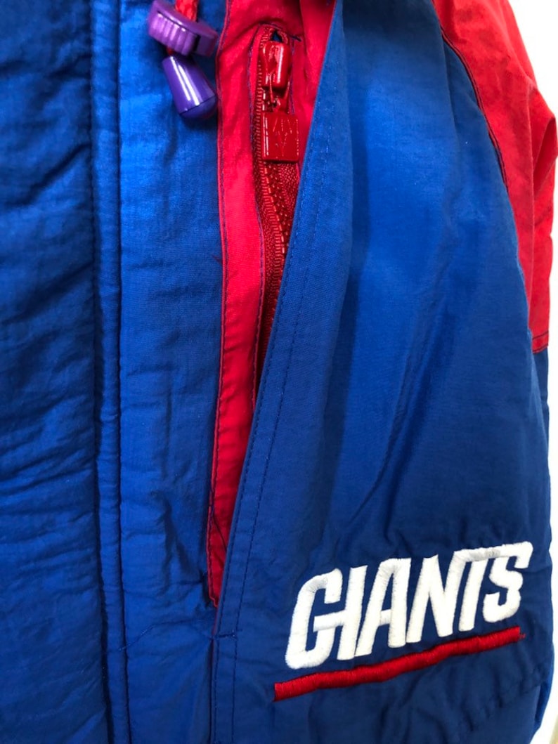 Vintage New York Giants Mirage First String Jacket Coat Mens | Etsy