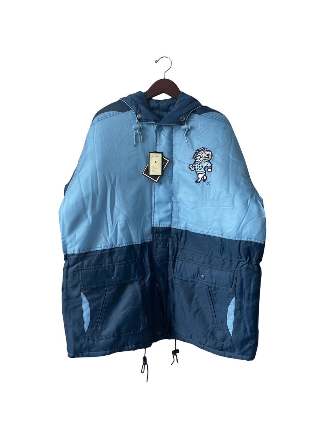 Vintage UNC Tar Heels Conic Jacket Coat Mens Size Large Deadstock NWT ...