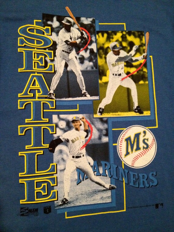 vintage seattle mariners salem sportswear t-shirt ken… - Gem