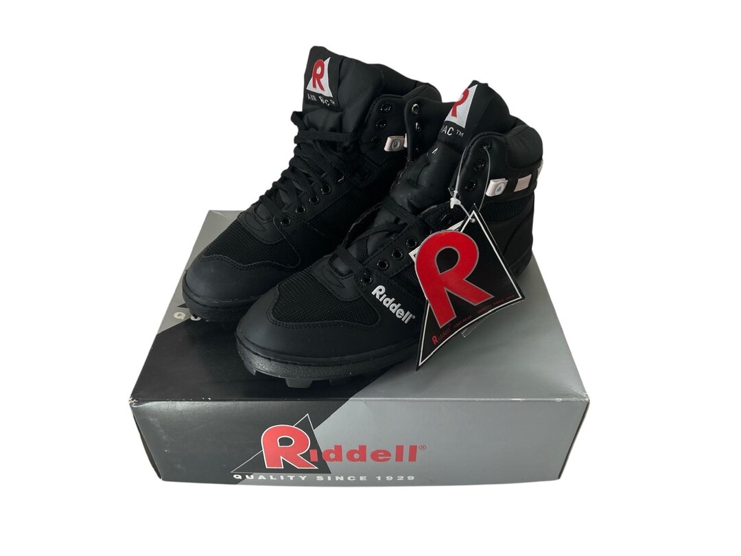 Vintage Riddell Rattler High Football Cleats Shoes Mens Size 9.5 ...