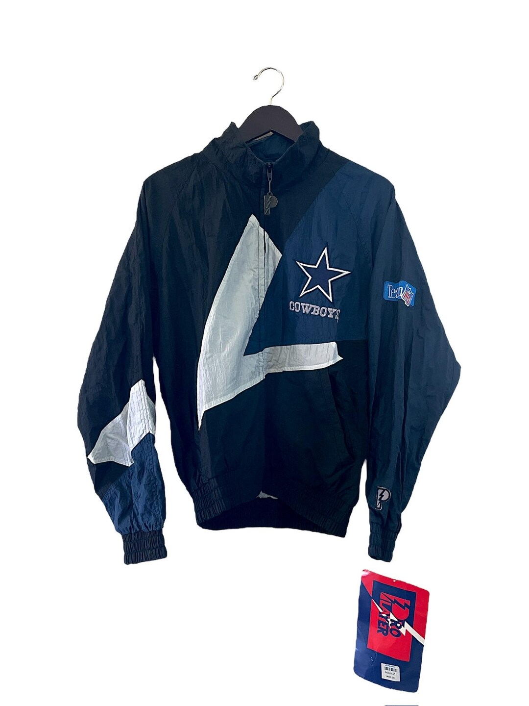 Vintage Dallas Cowboys Pro Player Windbreaker Jacket Mens Size Small ...
