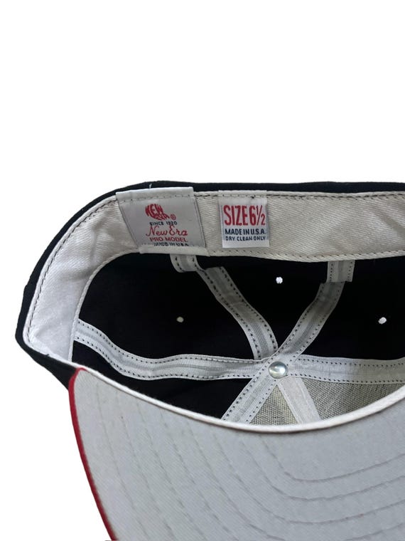 vintage new era pro model fitted hat cap adult size 6… - Gem