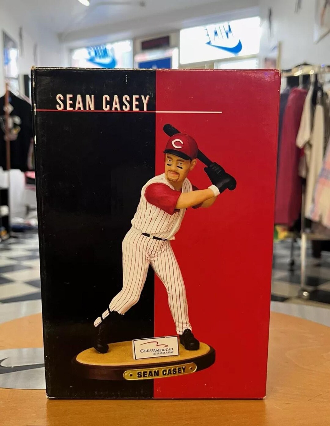 Vintage Cincinnati Reds Sean Casey Figurine Statuette Deadstock NIB ...