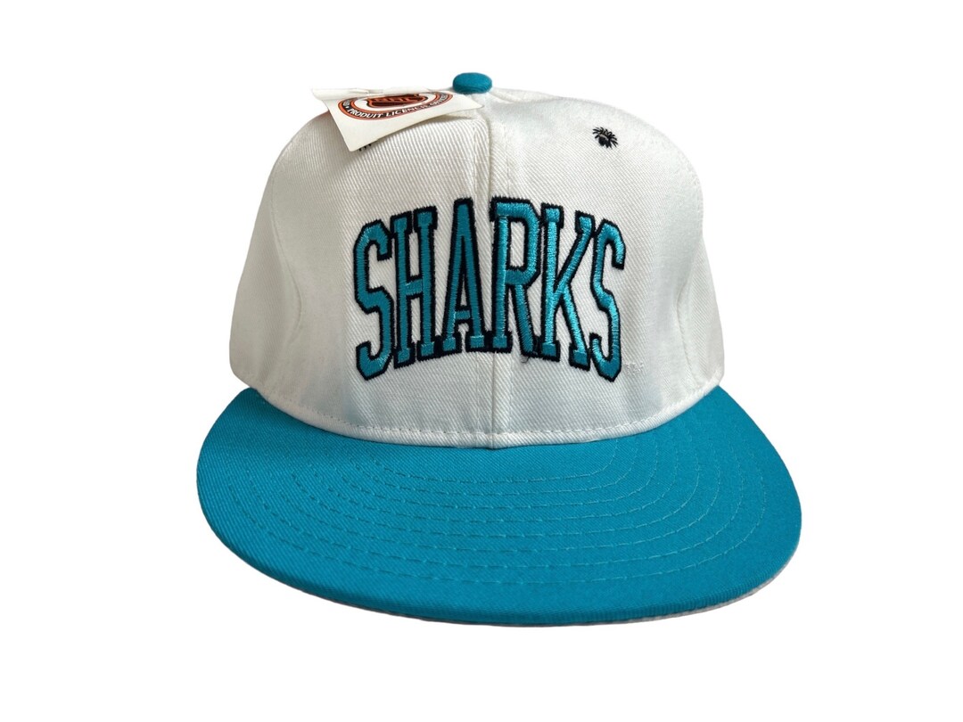 Vintage San Jose Sharks Annco Fitted Hat Cap Adult Size 6 3/4 Deadstock ...