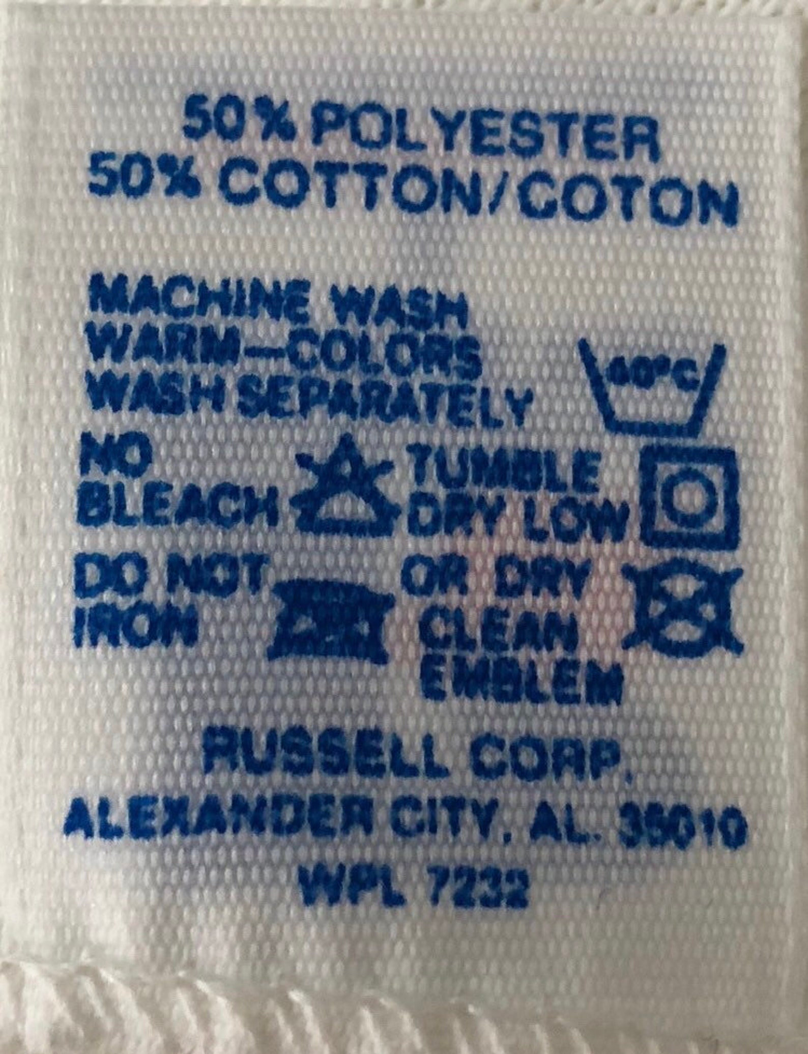 Vintage Russell Athletic Street Football Tee Mens Size Medium Deadstock ...