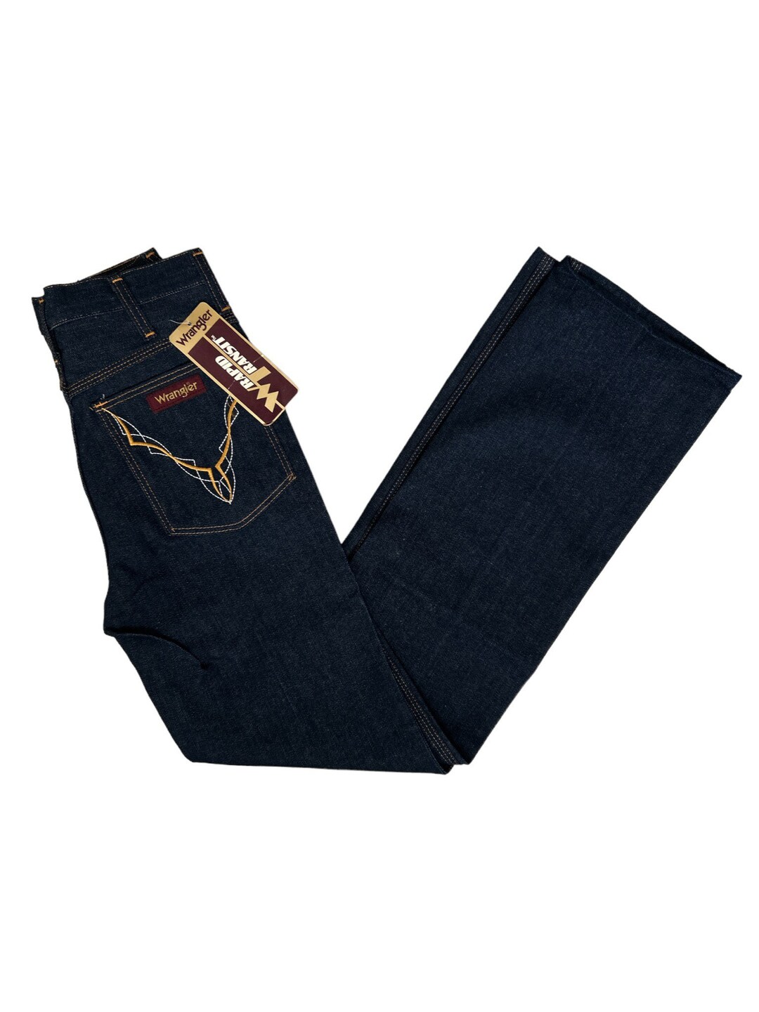 Vintage Wrangler Wrapid Transit Jeans Size 27M Straight Leg Deadstock ...