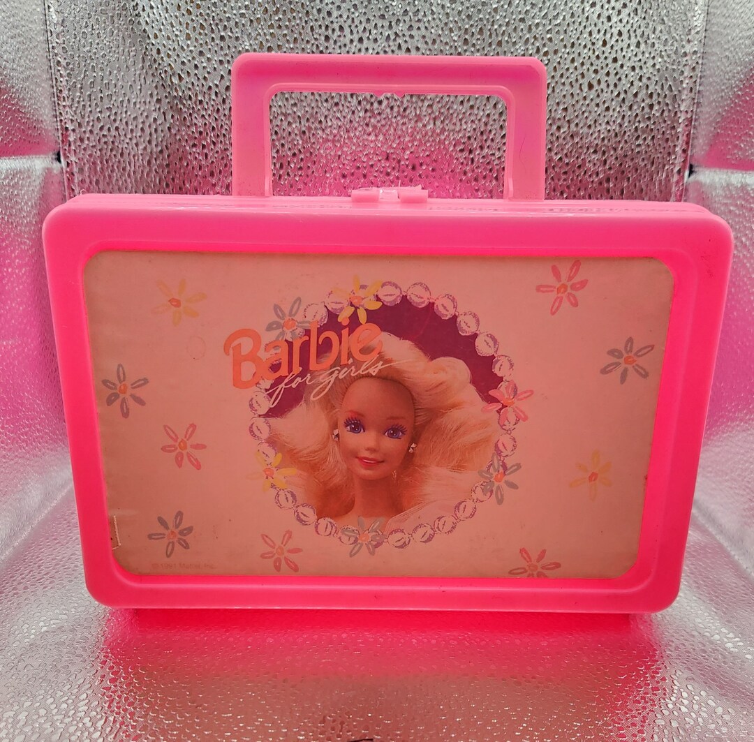 Barbie Hot Pink Pencil Box Carrying Case 1991 Vintage Mattel - Etsy