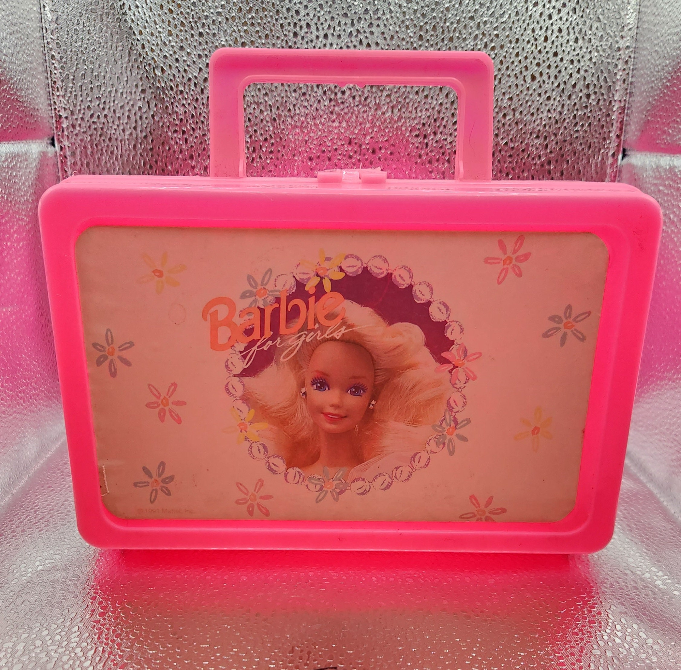 Barbie Hot Pink Pencil Box Carrying Case 1991 Vintage Mattel - Etsy