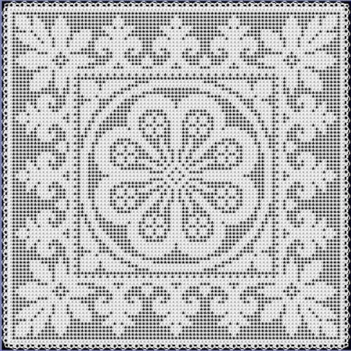 Celtic Cross Filet Crochet Pattern - Etsy