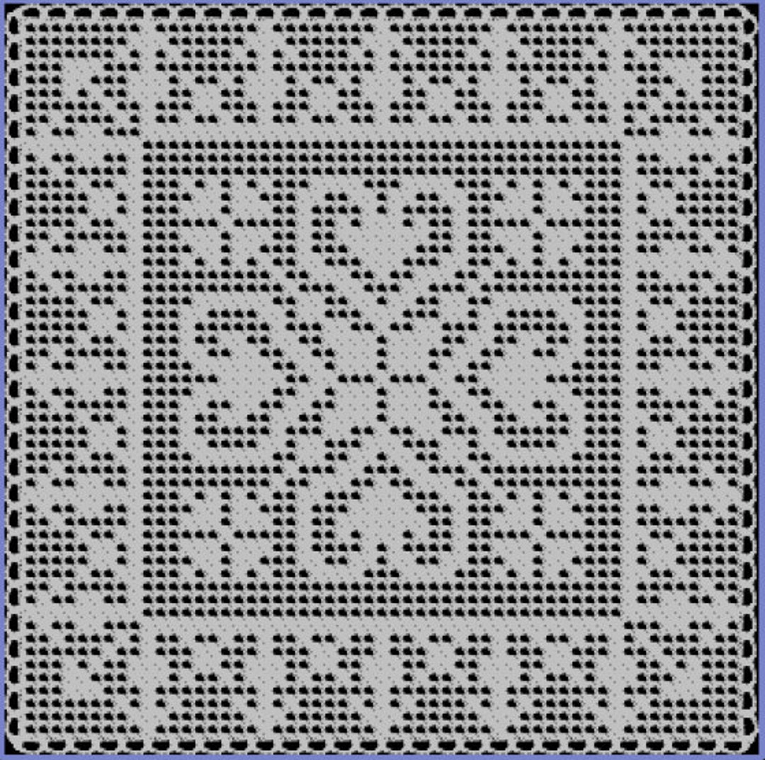 Hearts and Arrows Filet Crochet Pattern - Etsy