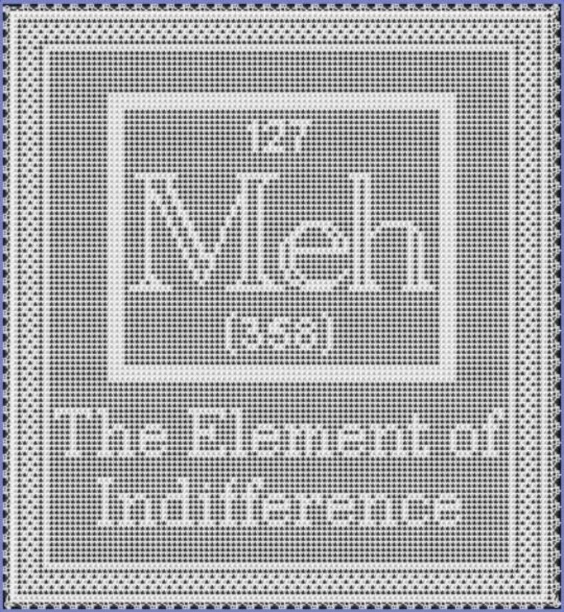 Elements Filet Crochet Chart Patterns - Etsy