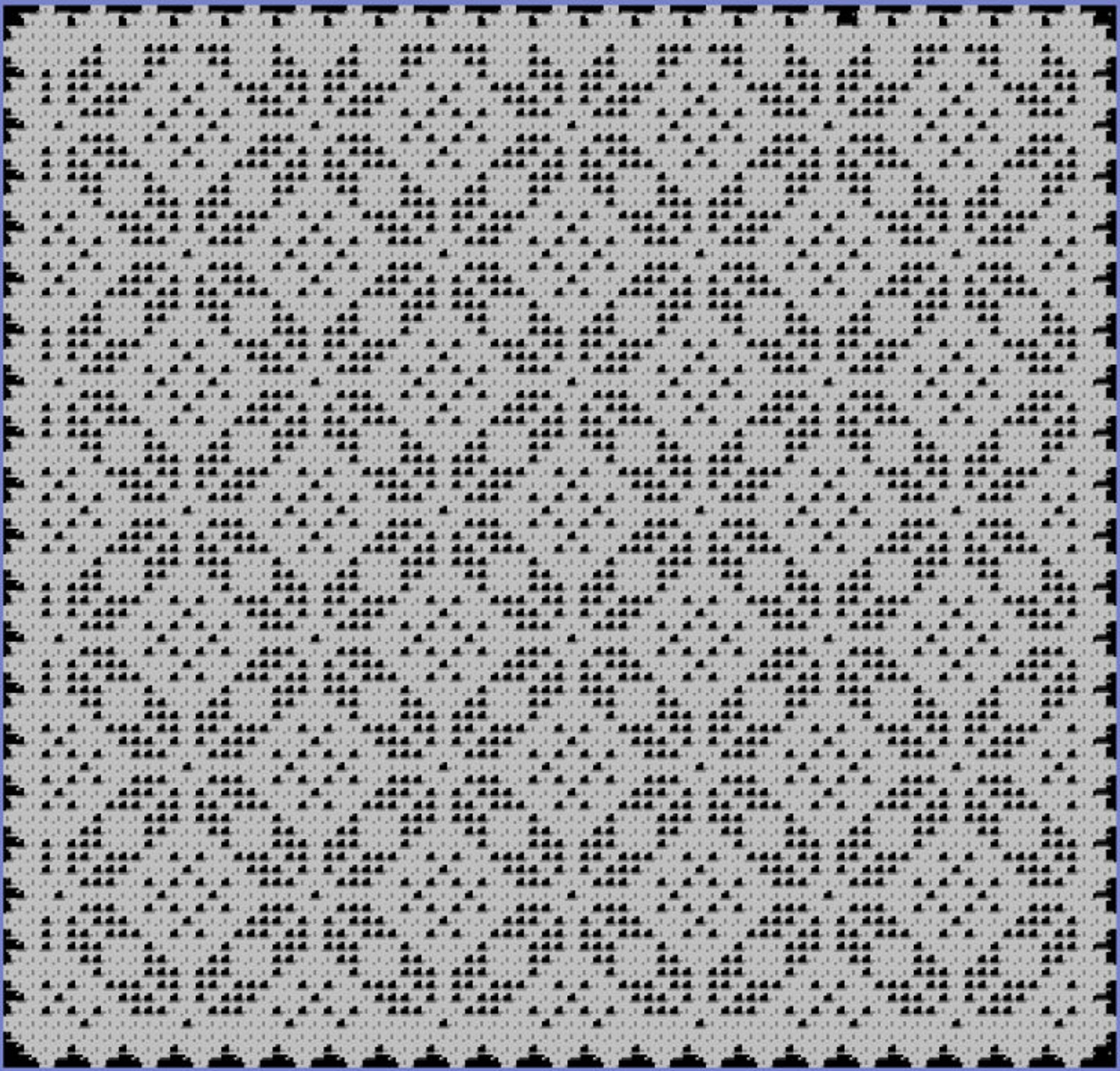 Box Grid Filet Crochet Pattern - Etsy