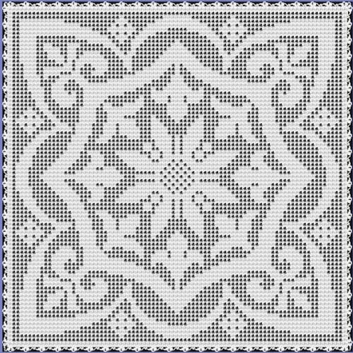 Celtic Cross Filet Crochet Pattern - Etsy