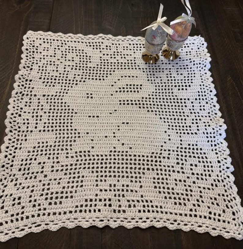 Swirl Framed Animals Filet Crochet Chart Patterns - Etsy