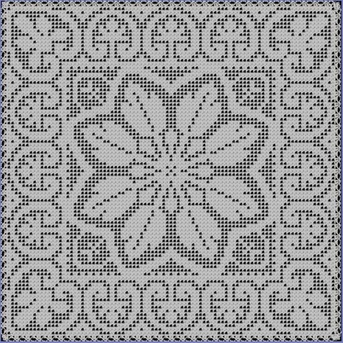Box Grid Filet Crochet Pattern - Etsy