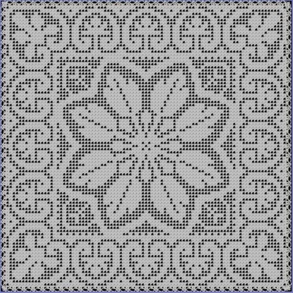 Tree of Life Celtic Style Table Topper or Wall Décor, Filet Crochet ...