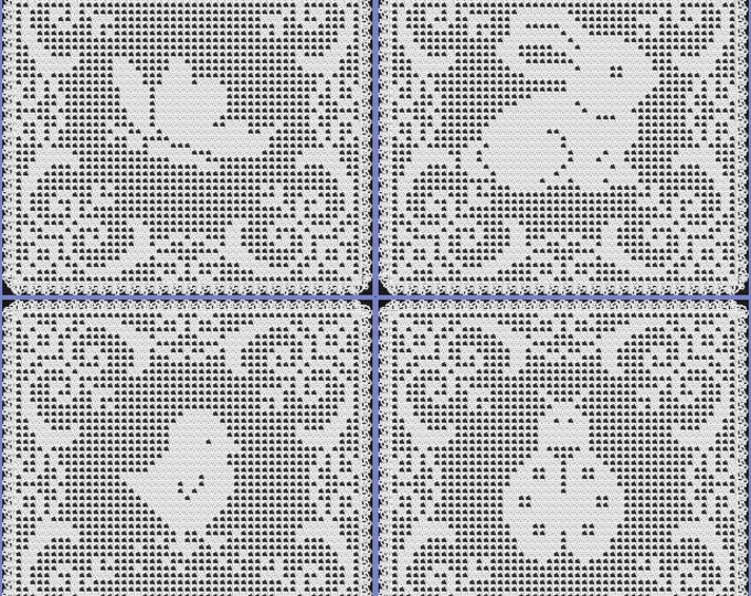 Celtic Cross Filet Crochet Pattern - Etsy Canada