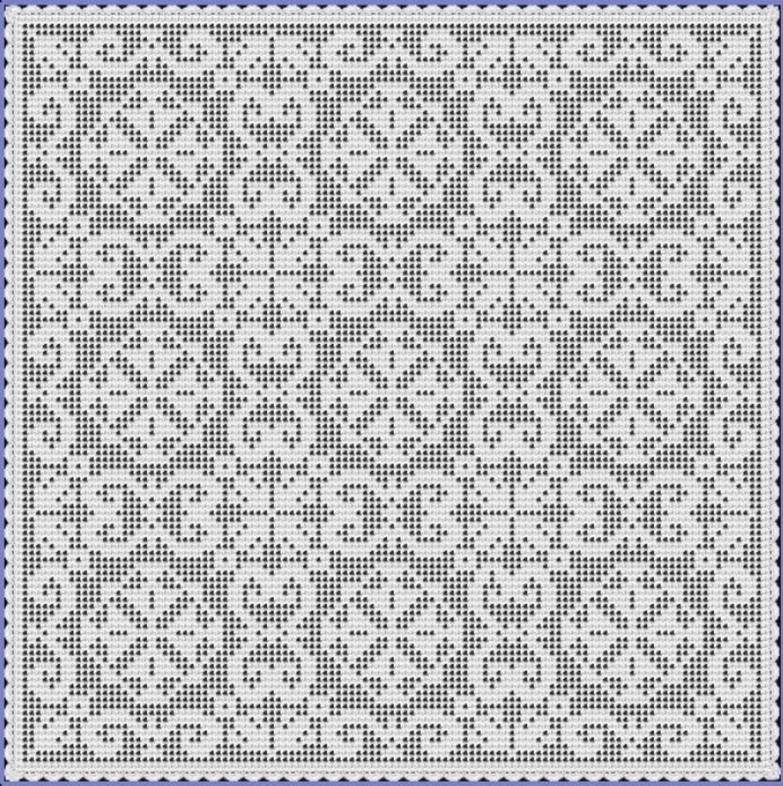 Spinning Stars Filet Crochet Pattern - Etsy