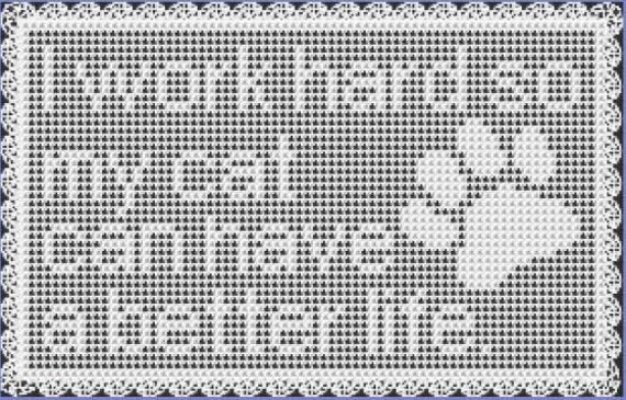 Better Life for Cat Filet Crochet Pattern | Etsy