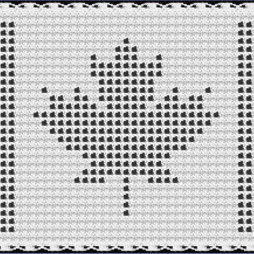 Canadian Flag Afghan C2C Crochet Pattern Written Row Counts - Etsy Canada