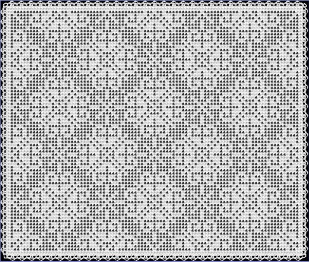 Star Diamonds Filet Crochet Pattern - Etsy