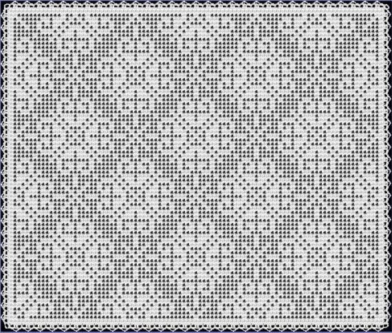 Star Diamonds Filet Crochet Pattern | Etsy