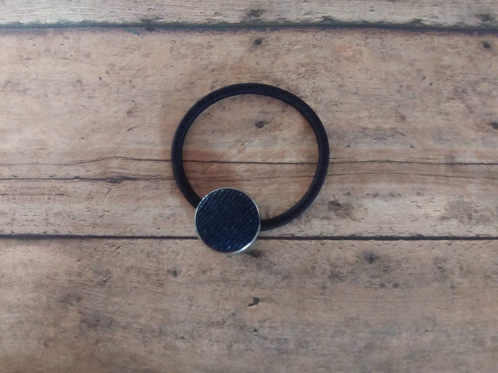 Denim Ponytail Holder Set - Etsy