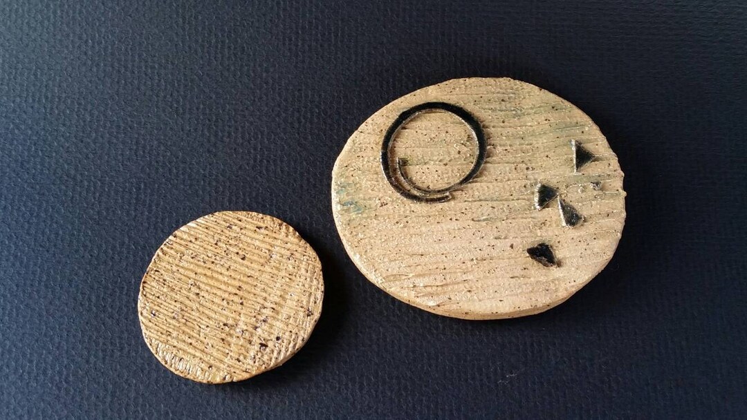 Ceramic Magnets - Hand Carved Ceramics - Magnet Set - Ceramic Kitchen ...