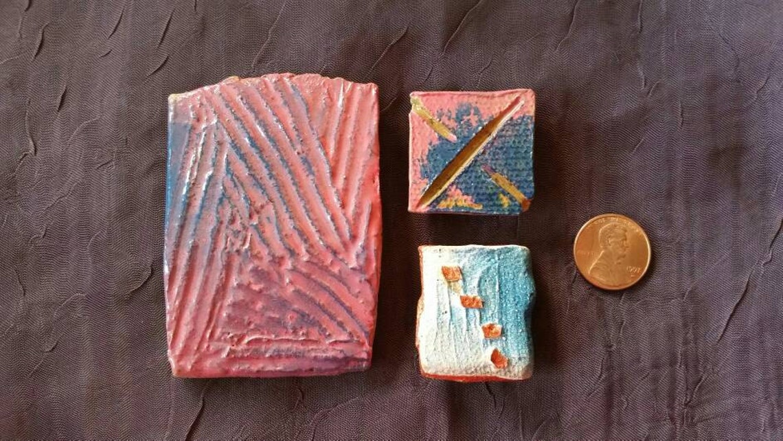 Ceramic Magnets - Hand Painted Ceramics - Colorful Magnet Set - Ceramic ...