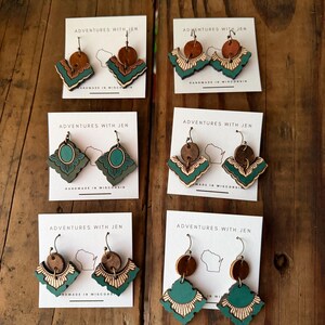 4 Unique Laser Earring Files - Boho Laser Files - Laser Earring Files ...