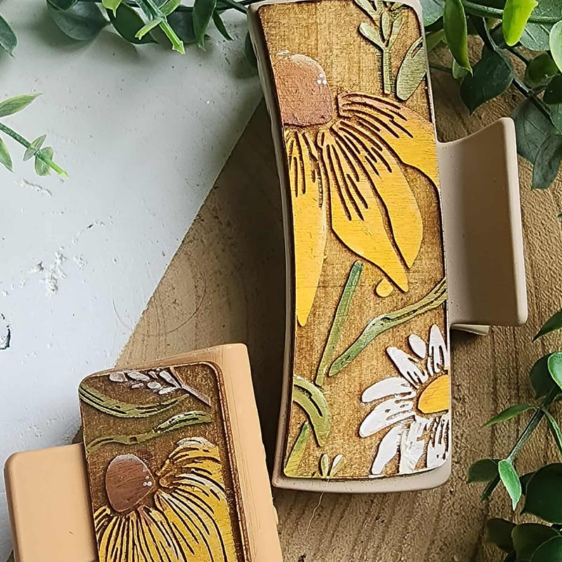 Engraved Small Hair Clip - Etsy