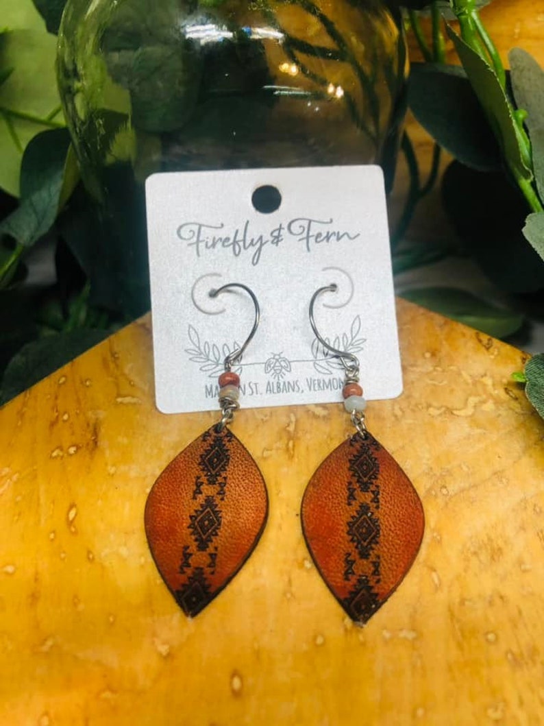 Modern BOHO Earring Design Aztec Western Inspired Earring - Etsy