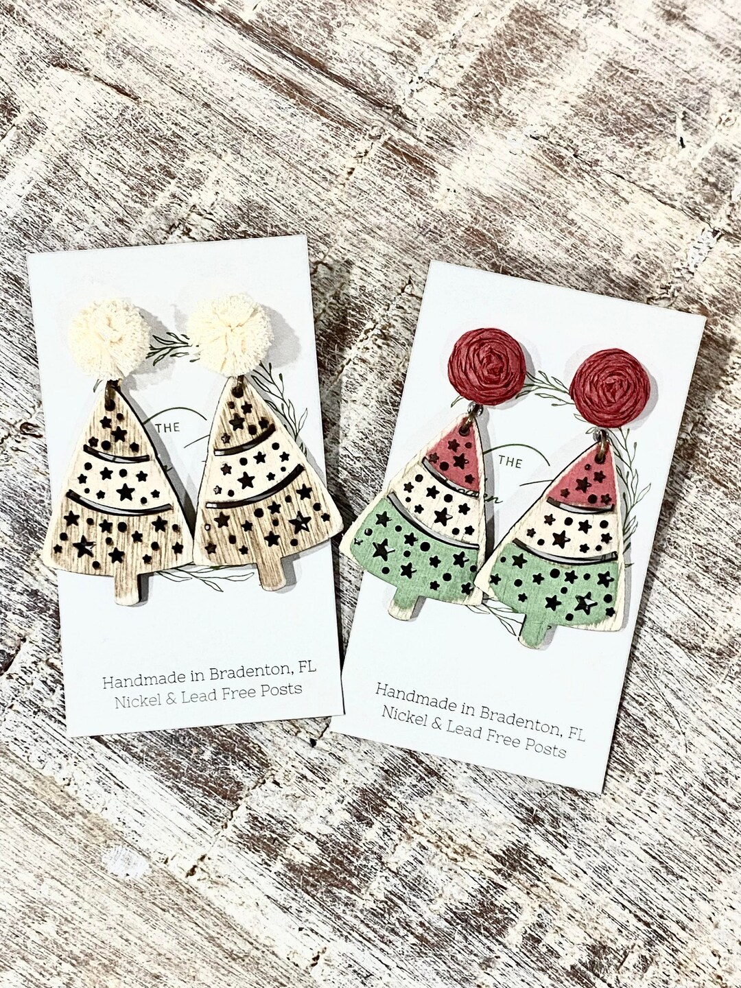Christmas Tree Earring Laser File - Earring Files, Holiday Tree Laser ...
